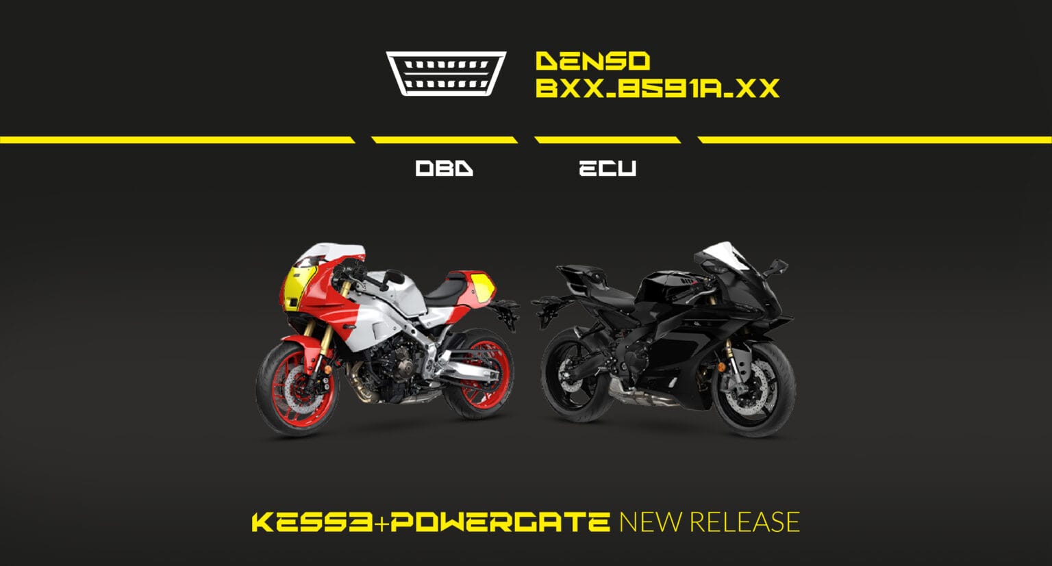Full OBD VR support for the new Yamaha 2024/25 sport bikes – Denso BXX-8591A-XX. | ECU Remap Center